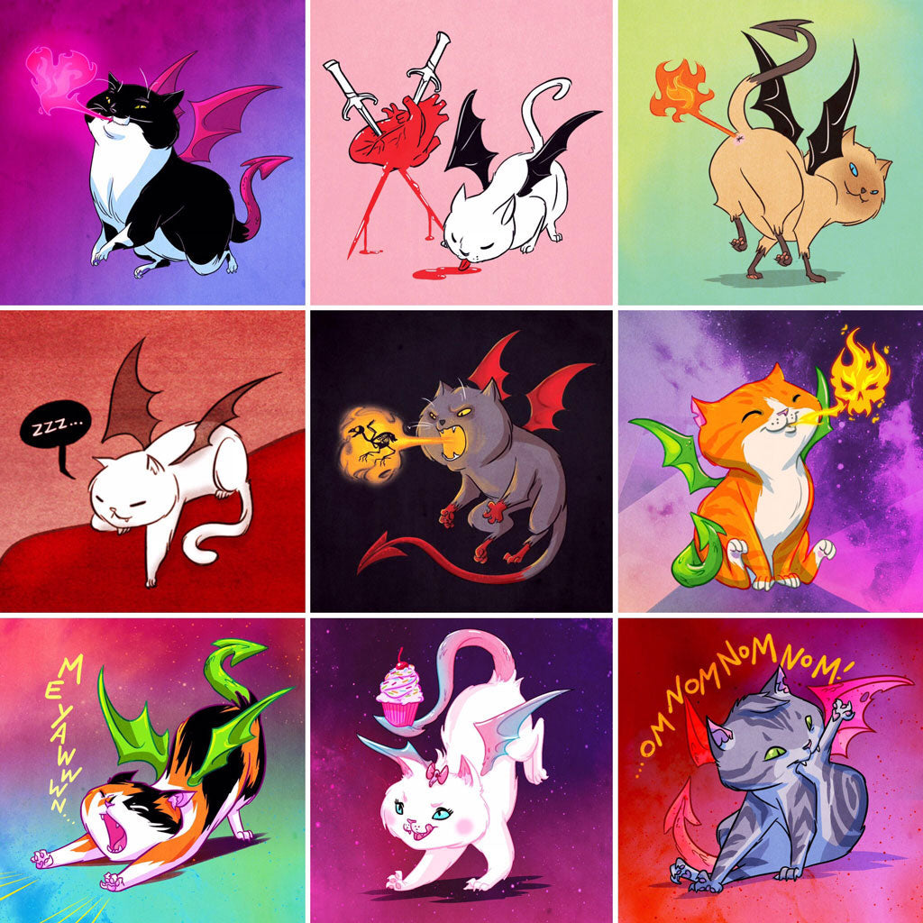 Dragon Kitties – HexComix