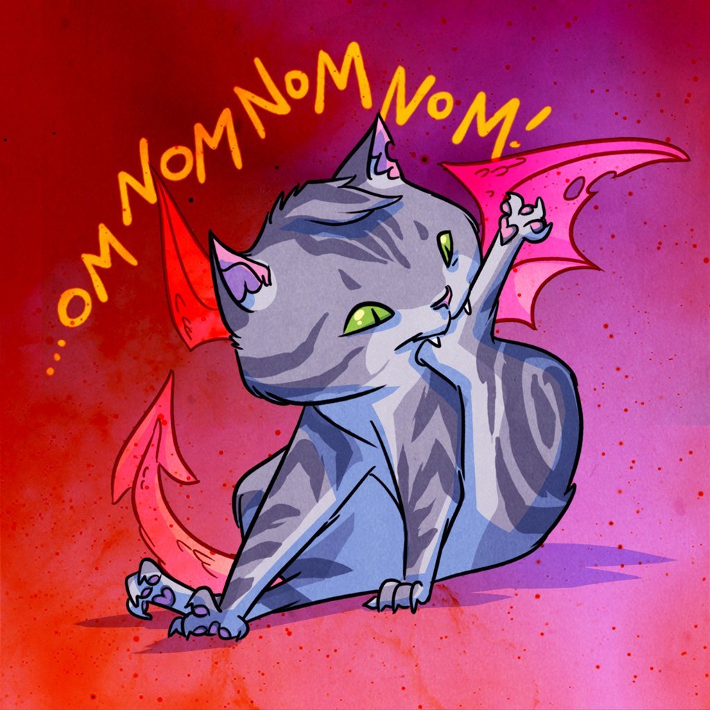 Dragon Kitty - New Originals 6-Print Set – HexComix