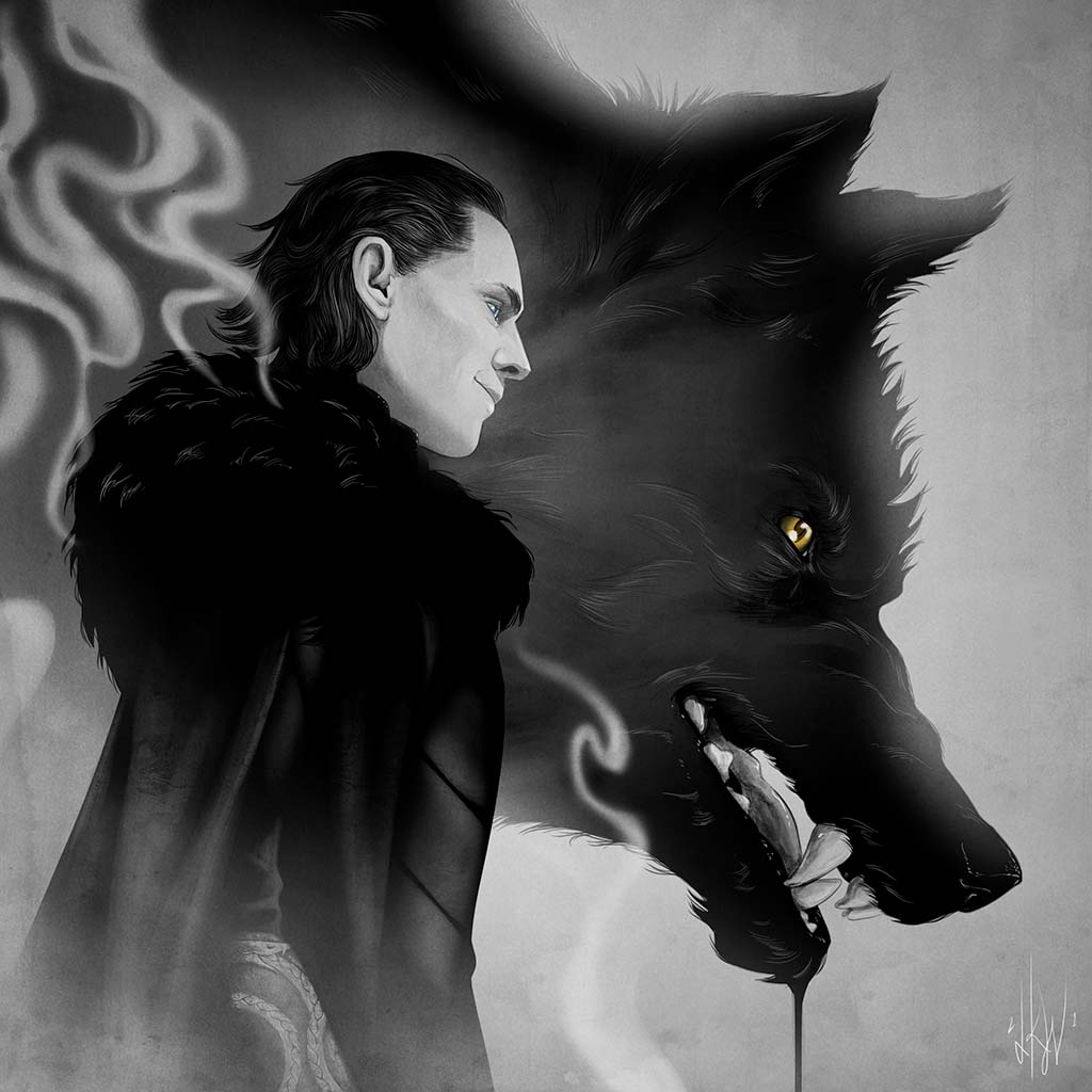 LOKI & Fenrir - Print – HexComix